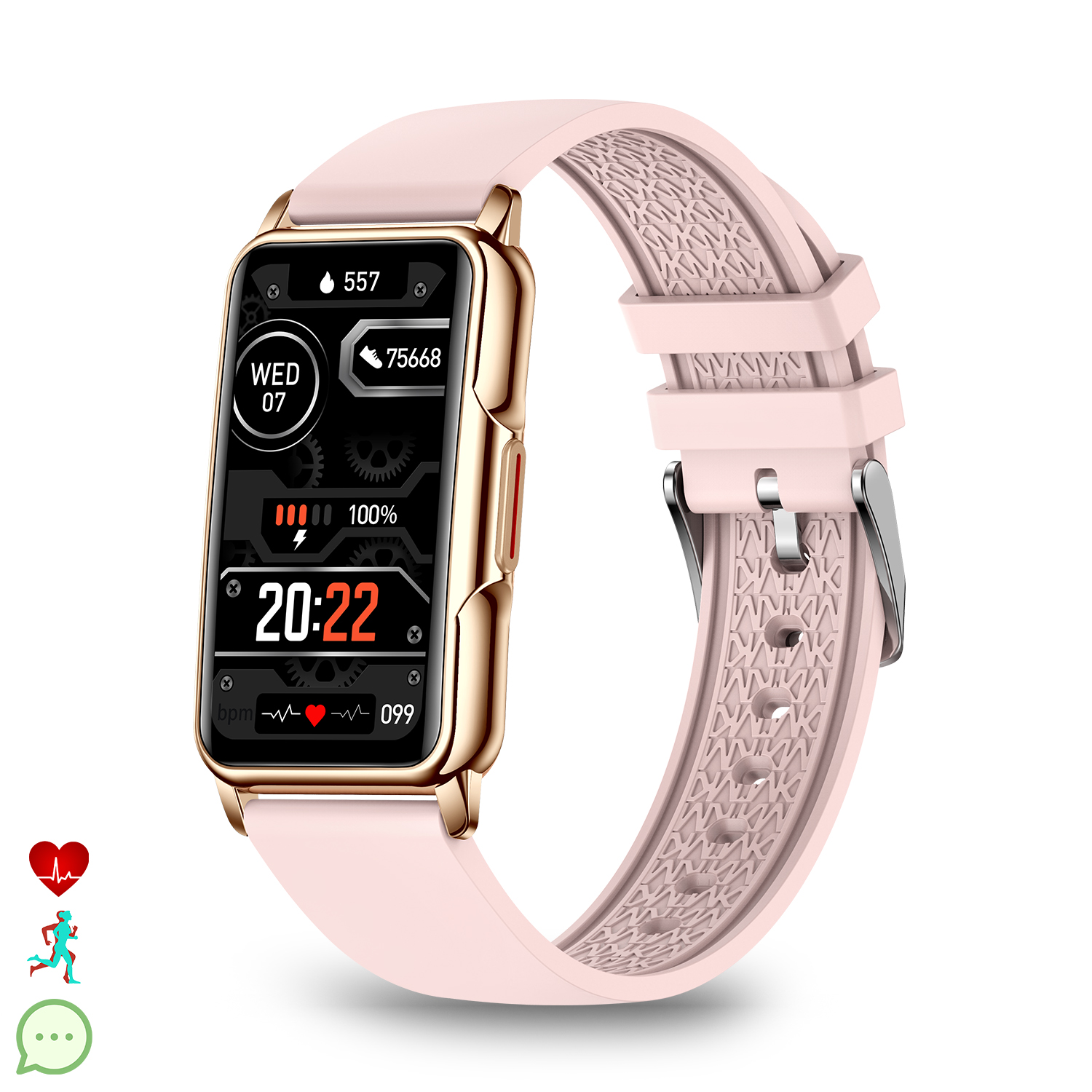 Smartwatch H80 con 20 modos deportivos. Monitor cardiaco, de tensión y ...